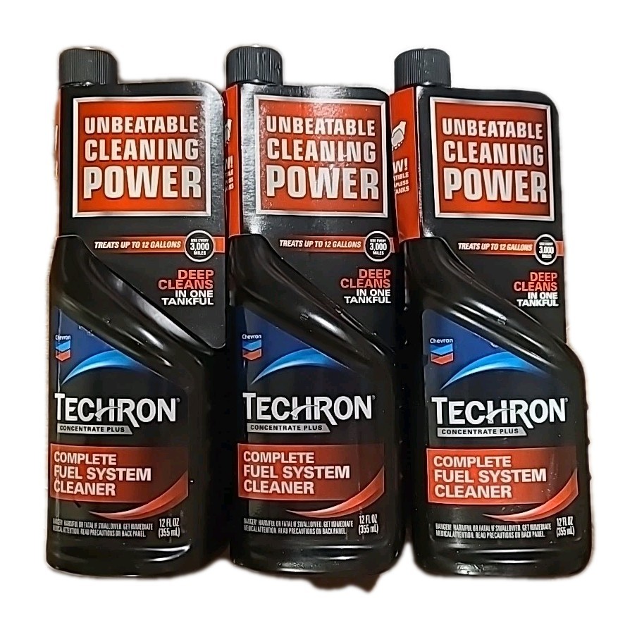 Chevron Techron Concentrate Plus Fuel System Cleaner - 12 oz - 3 ...