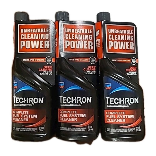 Chevron Techron Concentrate Plus Fuel System Cleaner - 12 oz - 3 ...