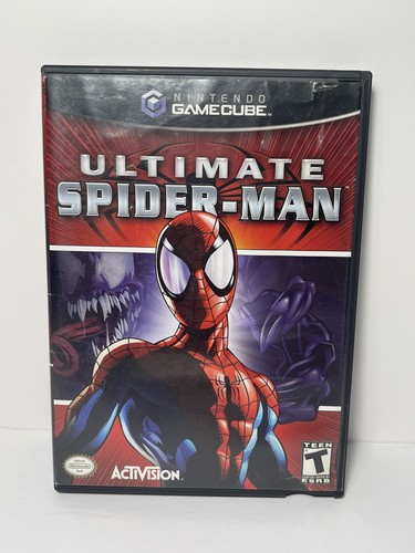 Ultimate Spider-Man (Nintendo GameCube) Black Label Case & Disc TESTED ...