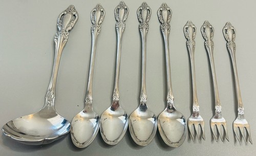 ONEIDA RAPHAEL Distinction Deluxe HH Stainless Set of 8 Cocktail Ice ...