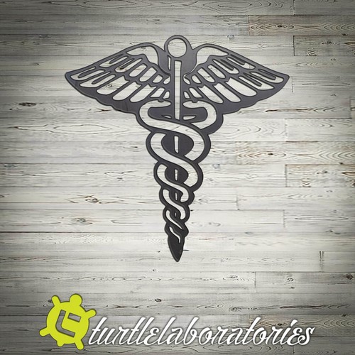 Decorative Medical Caduceus Staff Metal Wall Art Hanging Home Decor | eBay