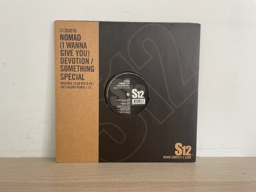 Nomad - I Wanna Give You Devotion / Something Special 12" House Vinyl ...