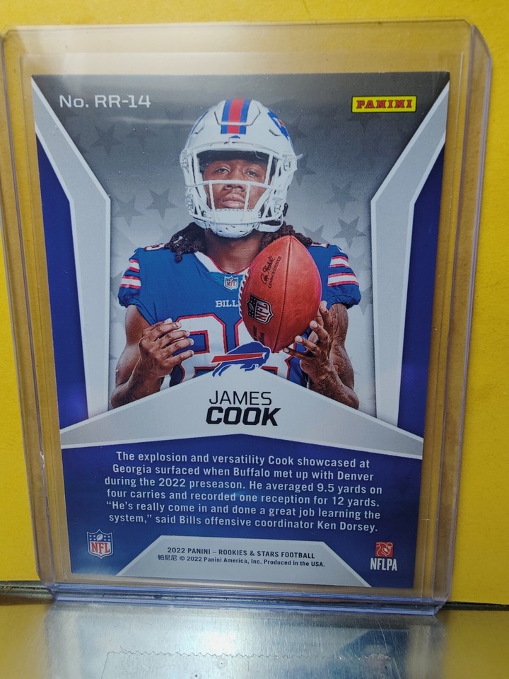 2022 Rookies & Stars Rookie Rush James Cook RC Buffalo Bills #RR-14 | eBay