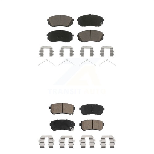 For Kia Optima Hyundai Sonata Front Rear Ceramic Brake Pads Kit | eBay