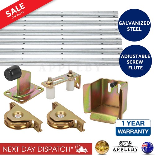 Roller Guide Gate Opener Track Stopper Sliding Hardware Accessories Kit ...