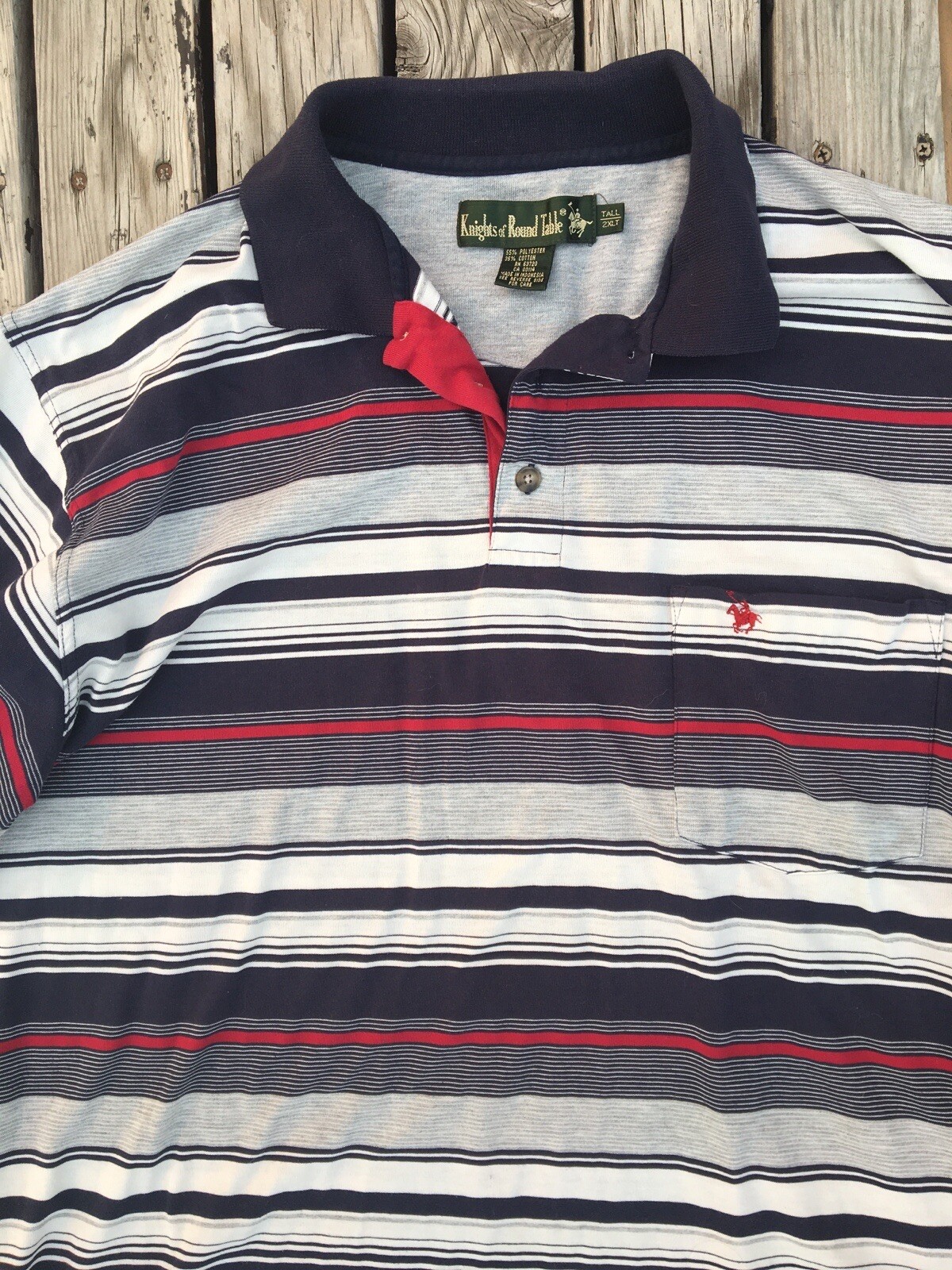 Vintage Knights Of Round Table Polo Shirt Short Sleev… - Gem