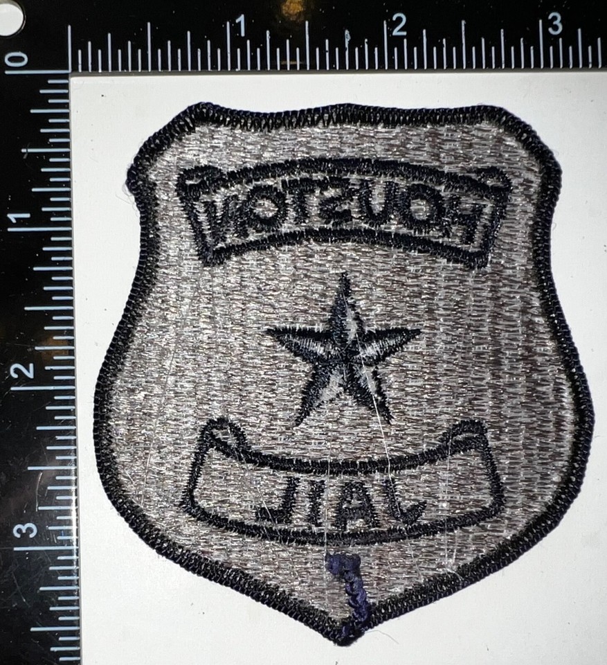 VINTAGE OBSOLETE Houston Texas TX Police Jail Patch | eBay