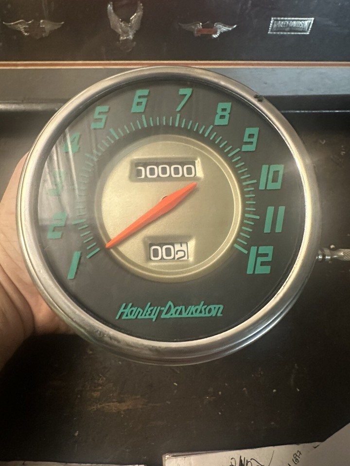 Harley OEM Panhead Hydra Duo Glide 1956-1961 (RESTORED) Speedometer | eBay