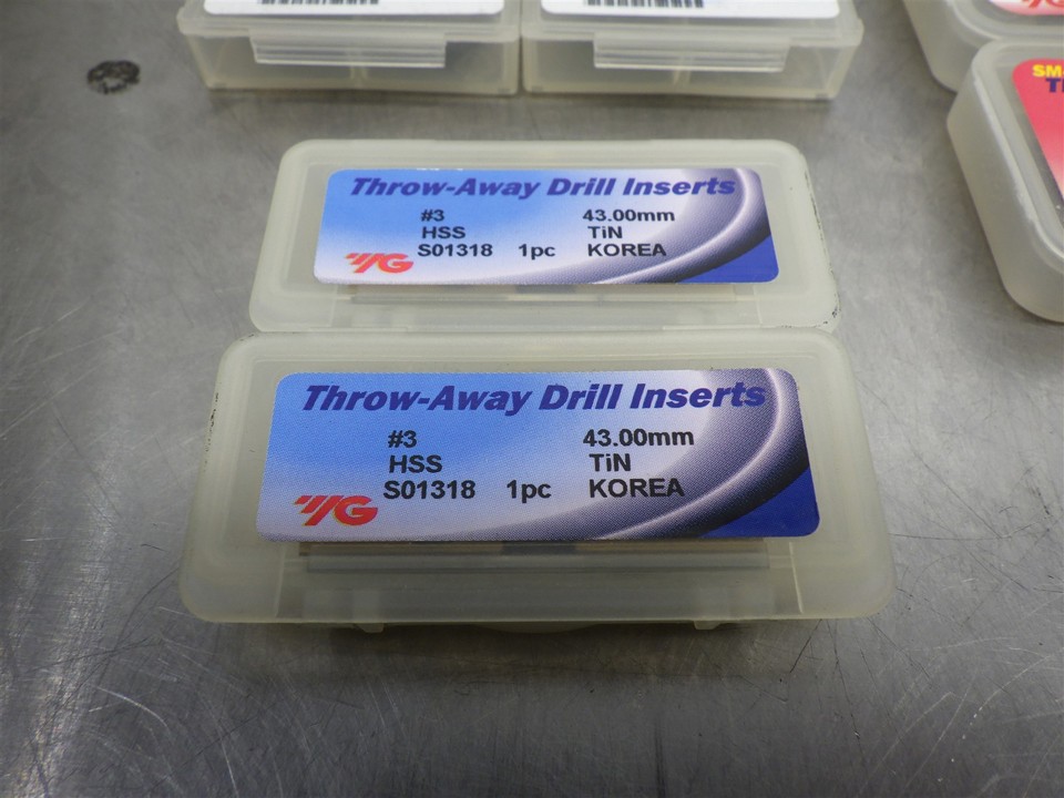 Lot Of 13 NEW! Assorted HSS/Carbide Spade Drill Insert - Various Size ...