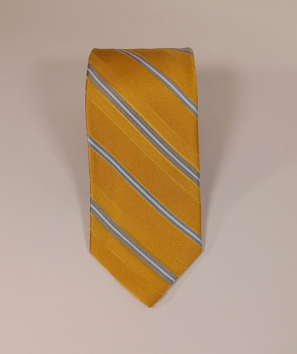 ROBERT TALBOTT BEST IN CLASS TIE GOLD STRIPED NECKTIE | eBay