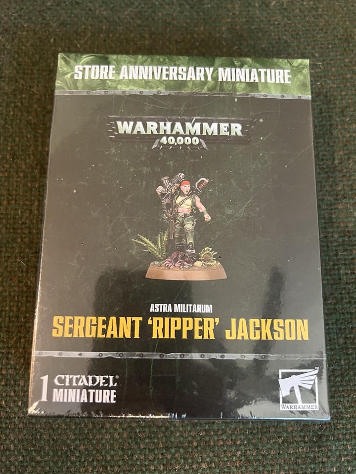 Warhammer 40K Sergeant Ripper Jackson - Store Anniversary Exclusive OOP ...