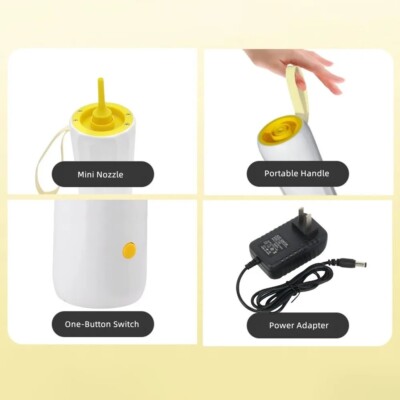 Electric Long Bar Balloon Inflator Pump Portable Balloon Inflating ...