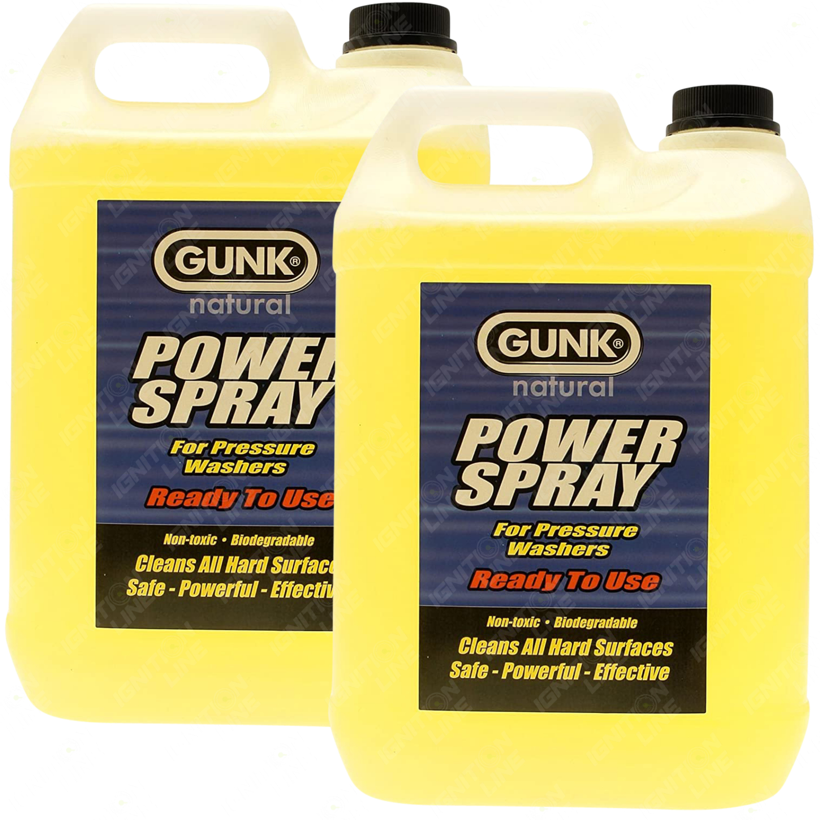 2 x Gunk Power Spray For Pressure Washers Timber Jet Wash Concrete ...