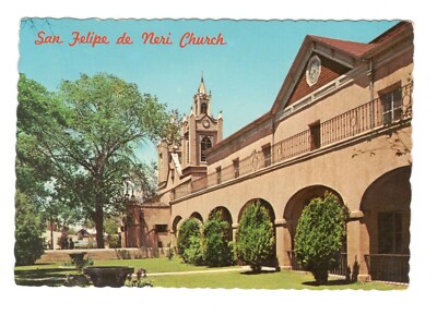 San Felipe De Neri Church Albuquerque NM Unused Vintage 4X6 Postcard AN97 | eBay