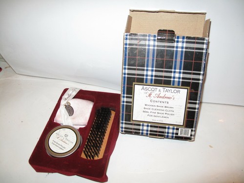 Ascot & Taylor Old Course St Andrews Golf Shoe Care Kit. Polish, Brush ...