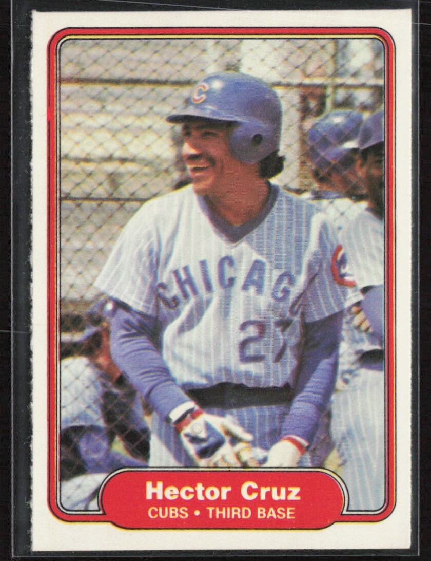 1982 Fleer #591 Hector Cruz Chicago Cubs | eBay