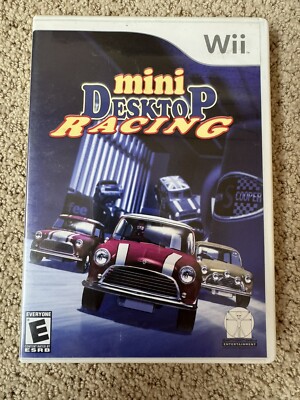 Mini Desktop Racing (Nintendo Wii, 2007). Complete With Manual ...