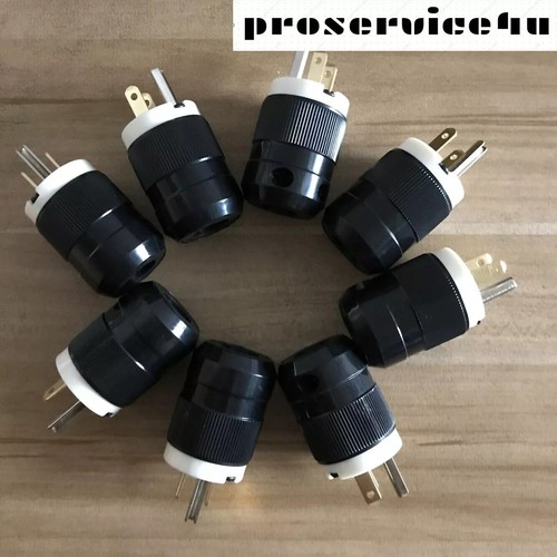 5X 515P Plug 5-15P 15A 125V Straight Blade Male Plug Heavy Duty Nylon 2 ...