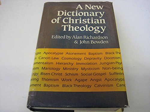 New Dictionary of Christian Theology Hardback Book The Fast Free ...