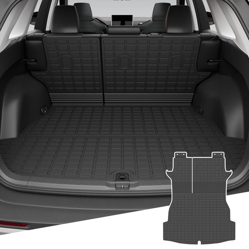 Trunk Mat With Backrest Mat Compatible With 2019-2024 Toyota RAV4 TPE ...