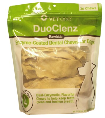 DuoClenz Rawhide Chews for Large Dogs [25-50 lbs] (30 count) | eBay