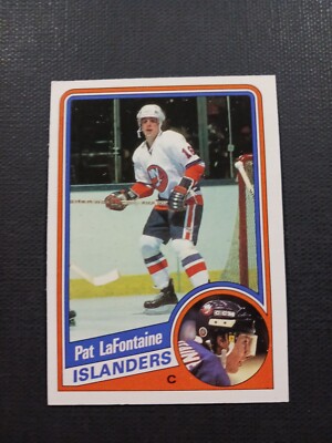 1984-85 O-Pee-Chee Pat LaFontaine Rookie RC #129 NY Islanders OPC🏒🏒💥 NM ...