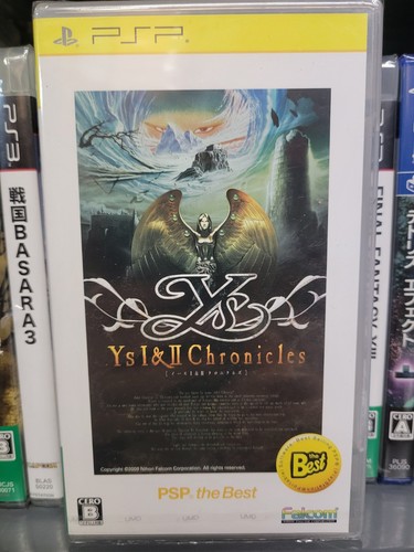 Ys I & II Chronicles the BEST (2009) New Factory Sealed Japan Sony PSP ...