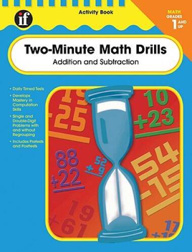 Two-Minute Math Drills, Grades 1 - 3: Addition Subtraction - VERY GOOD ...