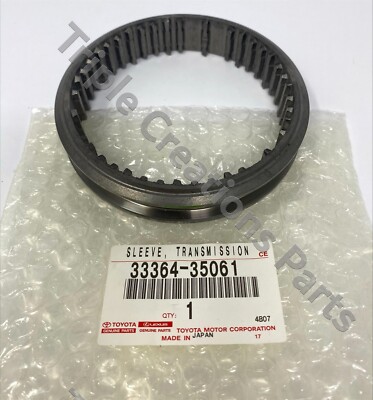 Toyota Genuine 3336435061 Sleeve Transmission Hub No.2 33364-35061 OEM ...