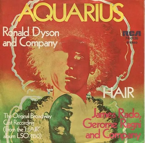 Ronnie Dyson And "Hair" Original Broadway Cast / James Rado Aquarius ...