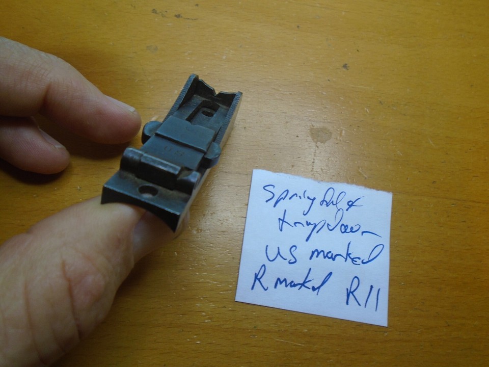 Trapdoor Springfield US Marking Rear Rifle Sight | eBay