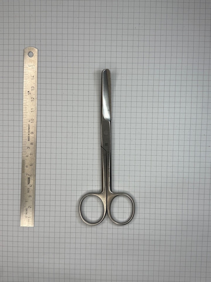 AESCULAP BC464R DEAVER Chirurgische Schere gebogen standard stumpf ...