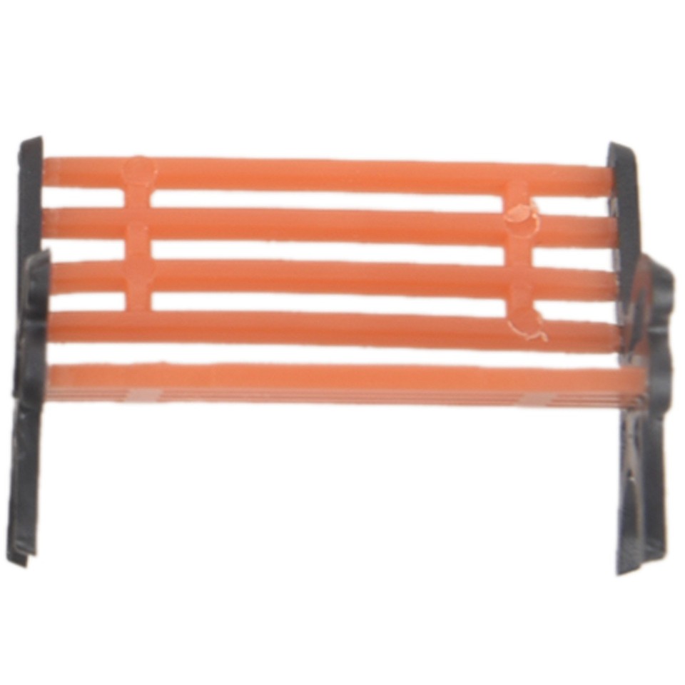 5pcs Plastic Model Park Bench Model Landscape 1:50 w/ Black C7T94464 ...
