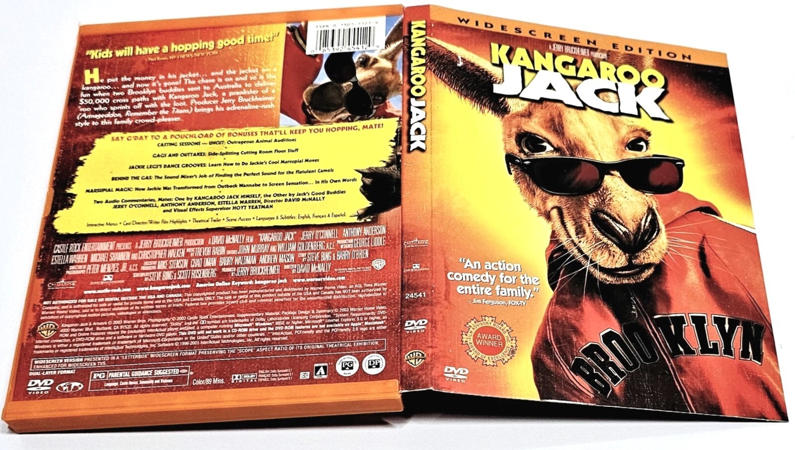 Kangaroo Jack DVD 2003 Widescreen Orange Snap Case Like New 85392454129 ...