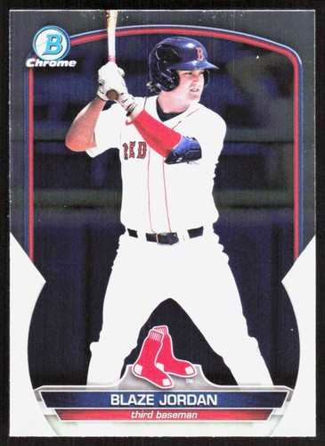 Blaze Jordan 2023 Bowman Chrome Prospects . Rookie Card #BCP-101 Boston ...