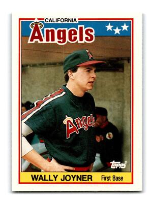 Wally Joyner 1988 Topps American Baseball Mini #40 California Angels NM ...