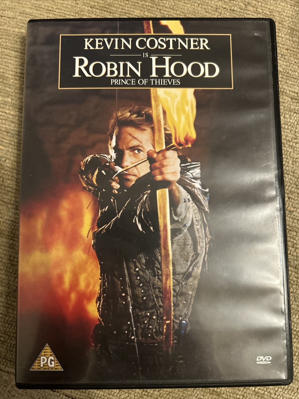 Robin Hood Prince Of Thieves 1991 DVD UK Region 2 Kevin Costner cult ...