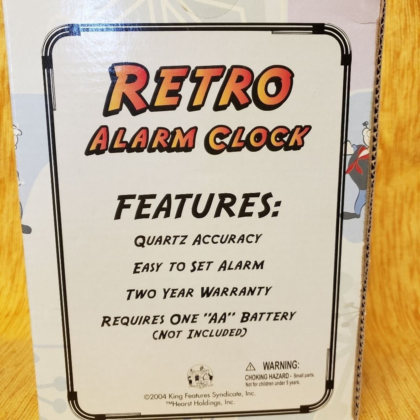 Popeye Retro Alarm Clock from 2004 | eBay