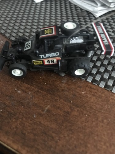 A Tyco Black Turbo Hoppers Slot Car LIFE LIKE TOMY AFX .runs slot cars ...