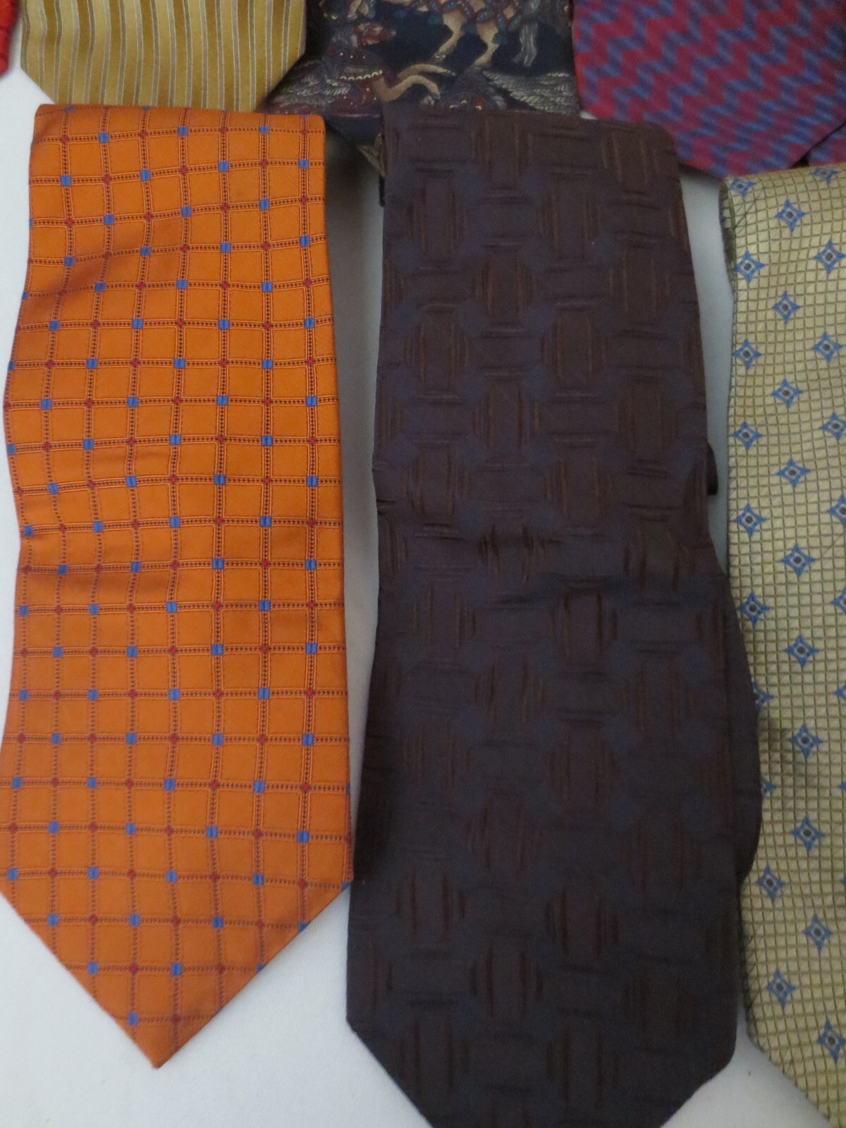 16 Silk Ties Steven Land Brutini Club Room Alfani & m… - Gem