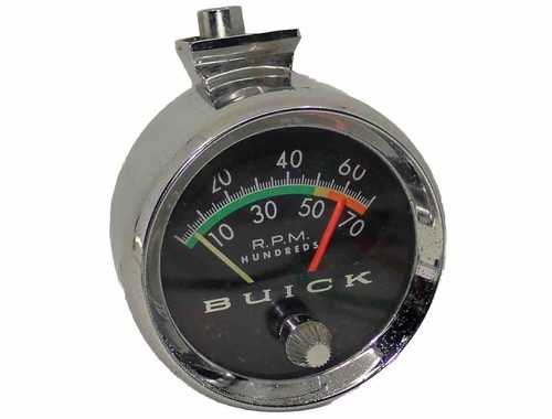 1960's Buick Factory 7,000 RPM Tachometer Console or Knee Knocker Mount ...