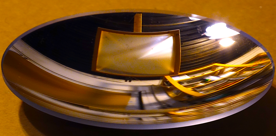 17.5" Acrylic Parabolic Mirror Concave Minor Focus UV Protection Sturdy ...