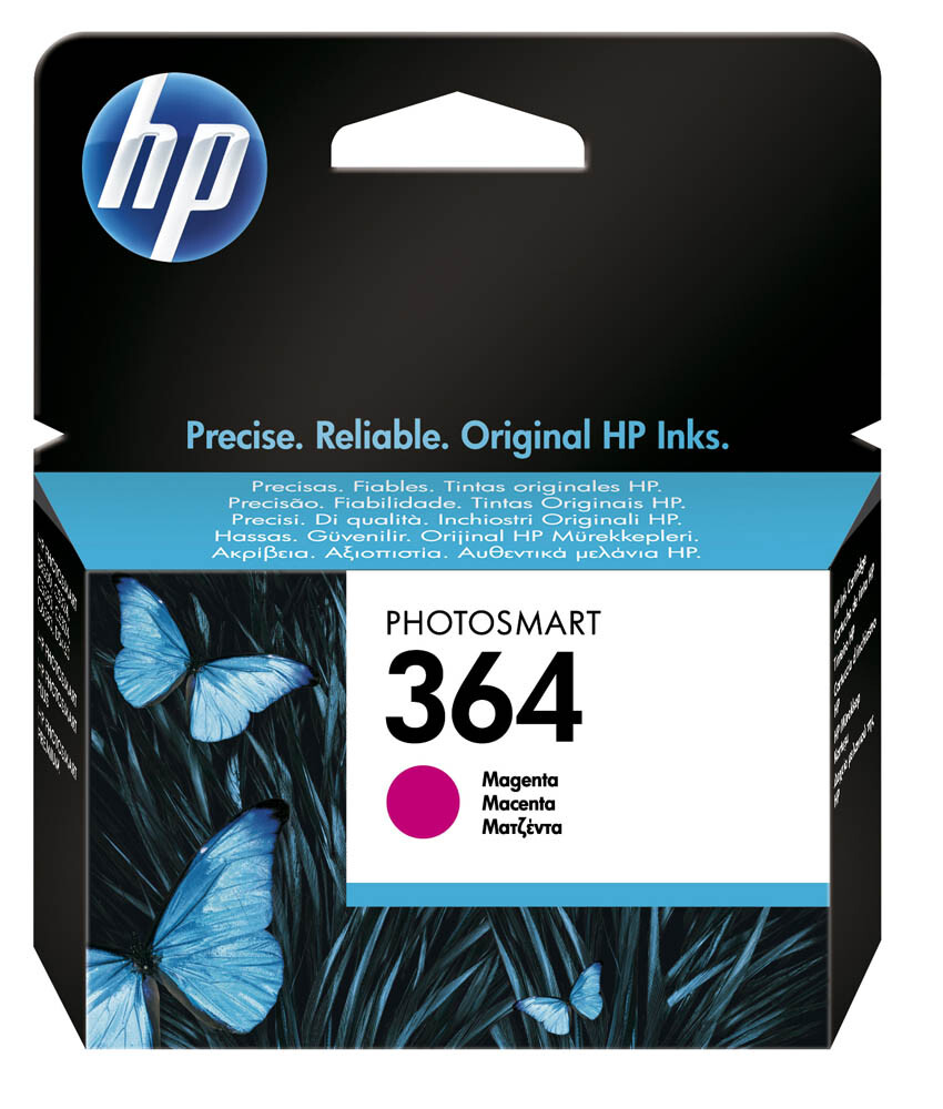 Original HP 364 Magenta Rot Druckerpatrone Deskjet 3521 3522 3524 red ...