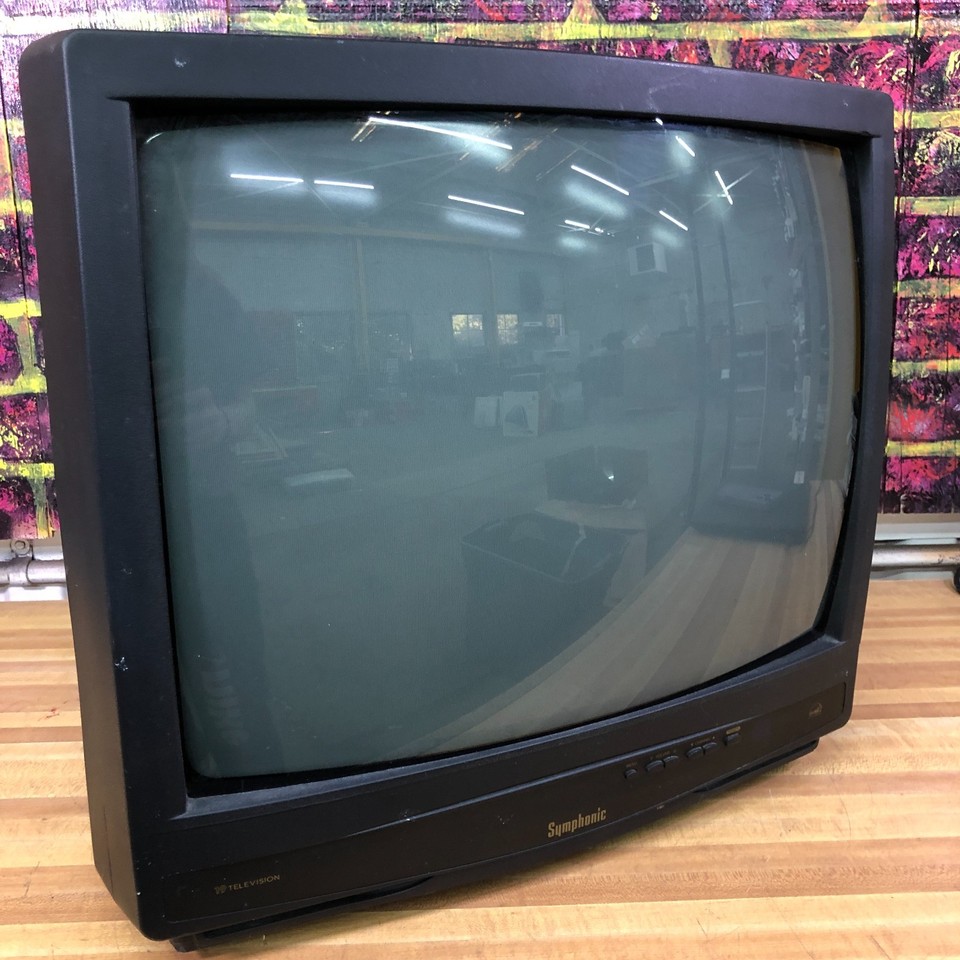 Symphonic WF-13 13” CRT Color SD TV (240p/480i) for Retro Gaming | eBay