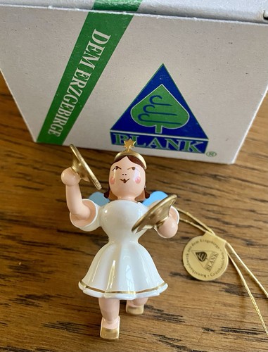 ERZGEBIRGE floating BLANK Angel with cymbals SEF003 Figurine Ornament ...