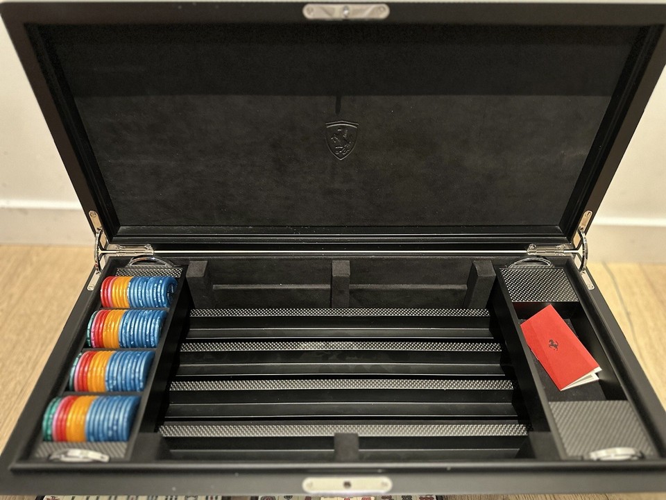 Brand New Ferrari Mahjong Set Some Pieces still in plastic. Ferrari ...