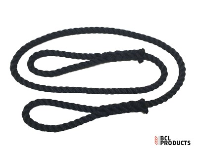 Navy Blue Poly Soft Rope Sling / Strop With Loop Each End Choose Size ...
