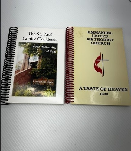 LOT OF 2 Cookbooks Spiral Bound St Paul Family Cookbook / A Taste Of ...