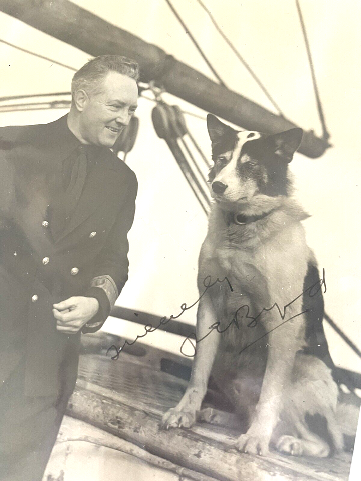 RARE ORIGINAL ADMIRAL RICHARD E BYRD ANTARCTICA EXPEDITION LETTER ...