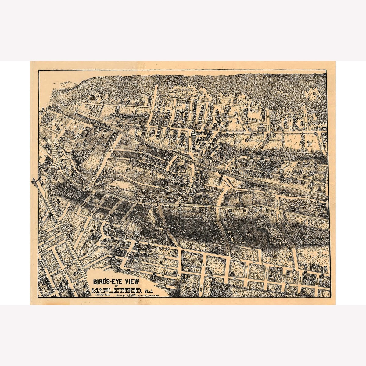 Old Map Of Maplewood Nj Maplewood, New Jersey Trails & Trail Maps